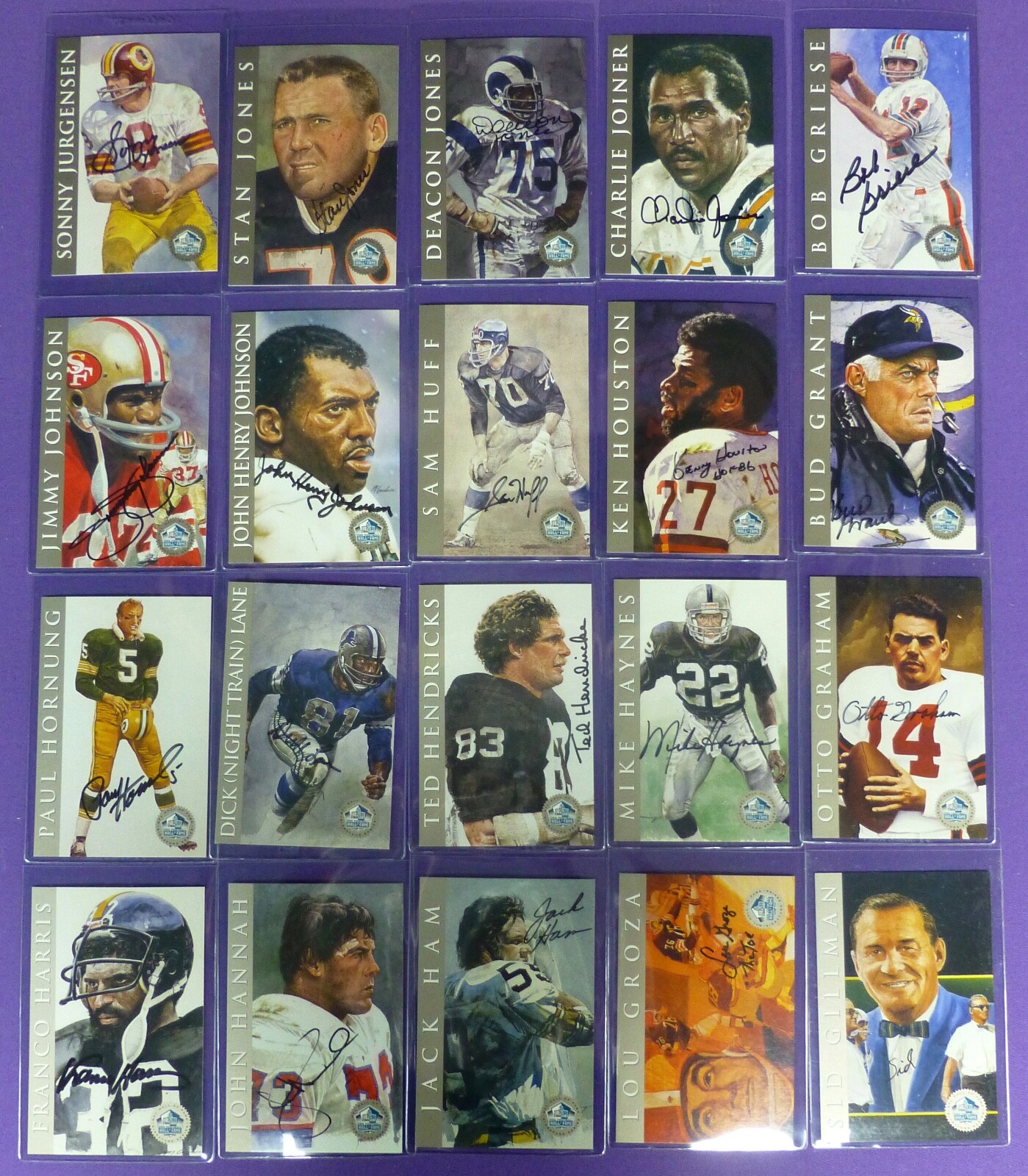 1998 RON MIX - HALL OF FAME - SIGNATURE SERIES 116 CARD SET ...