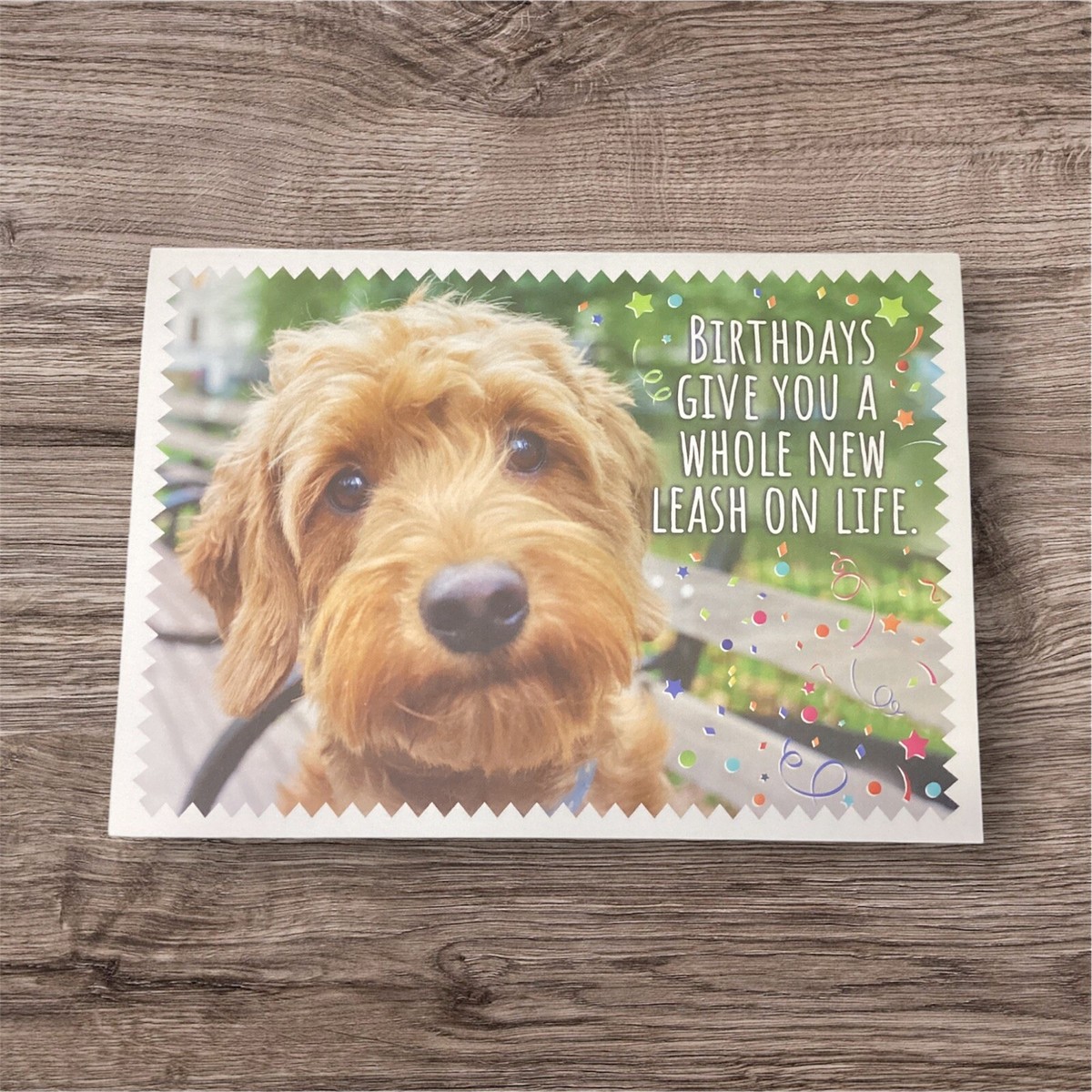 Goldendoodle Happy Birthday Goldendoodle Dog Hand Drawn Birthday Card