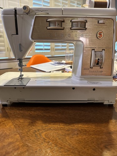 WORKING Singer Golden Touch & Sew Deluxe Zig Zag 750 Sewing Machine ...