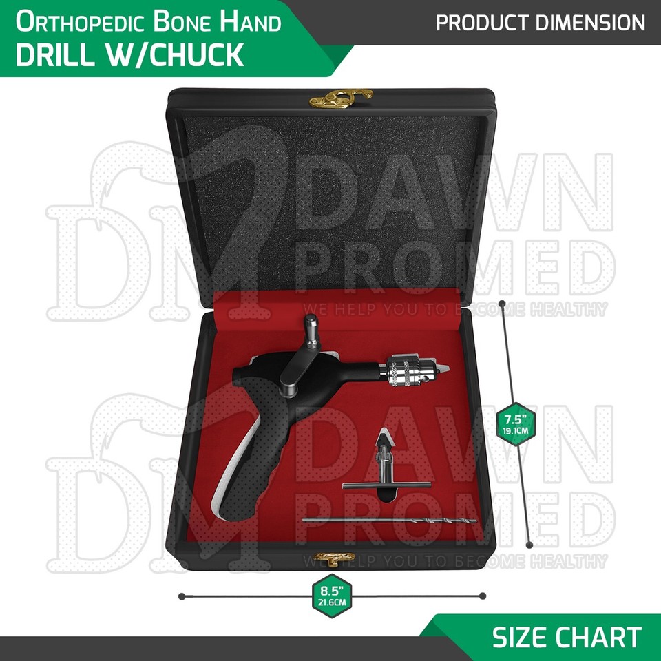 Cannulated Bone Hand Drill With Chuck Surgical Medical Orthopedic ...