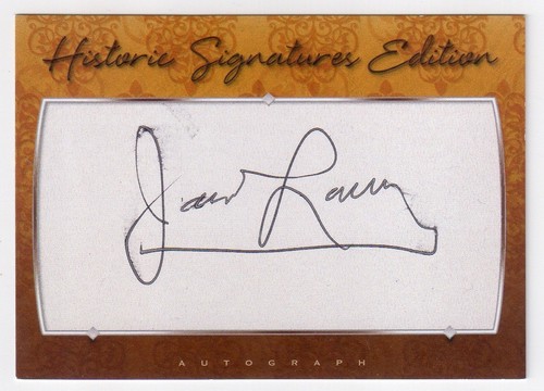 JAMES LOVELL Signed Historic Signatures Card NASA Astronaut Autograph ...