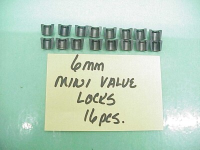 6 MM Mini Top Locks for Mini Retainers 16 pcs. or 8 Pair Titanium ...
