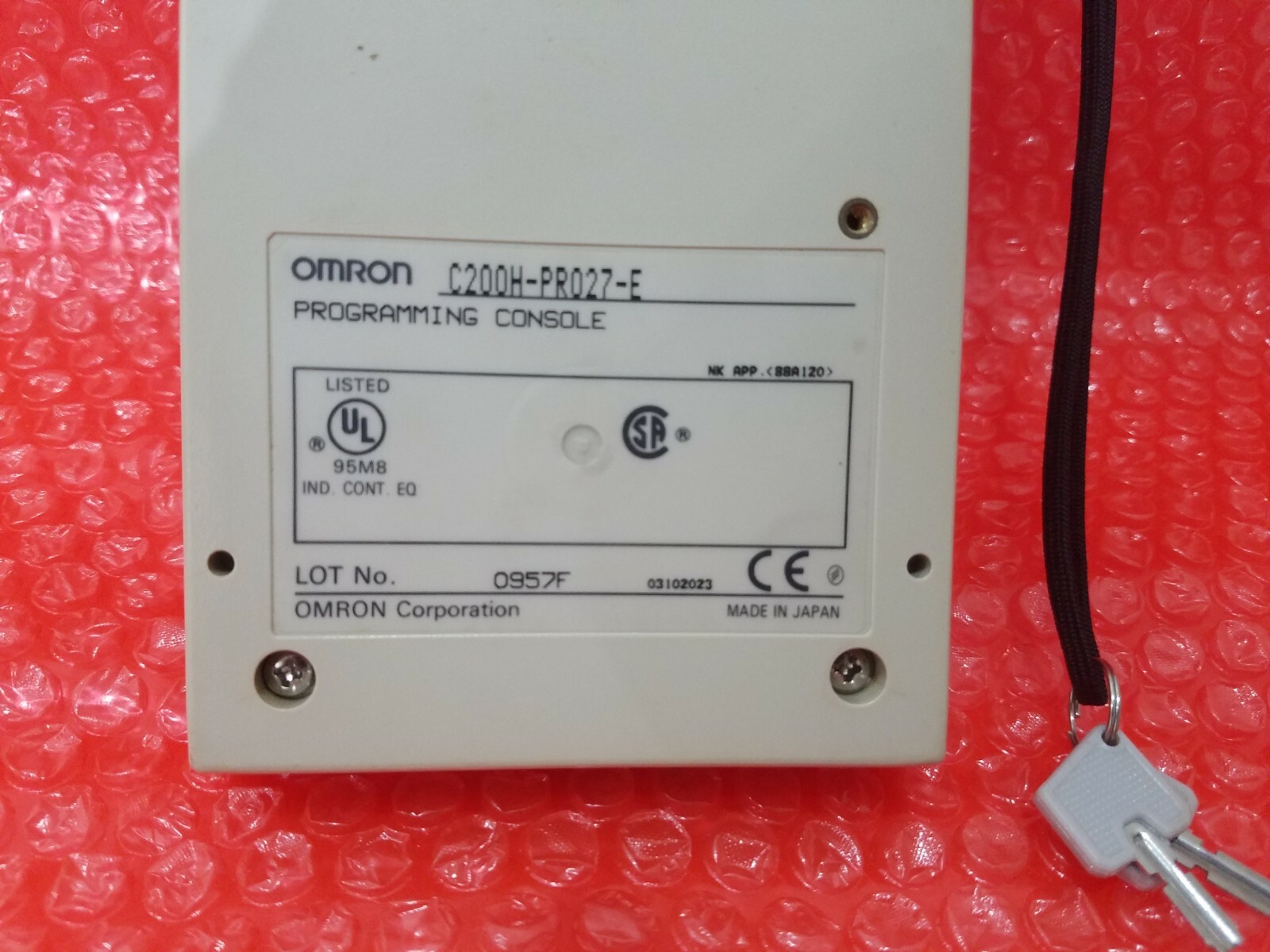 Omron PR027 Programming Console C200H-PR027-E | eBay