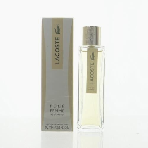 LACOSTE POUR FEMME EAU DE PARFUM SPRAY 3.0 Oz / 90 ml 737052949215 ...