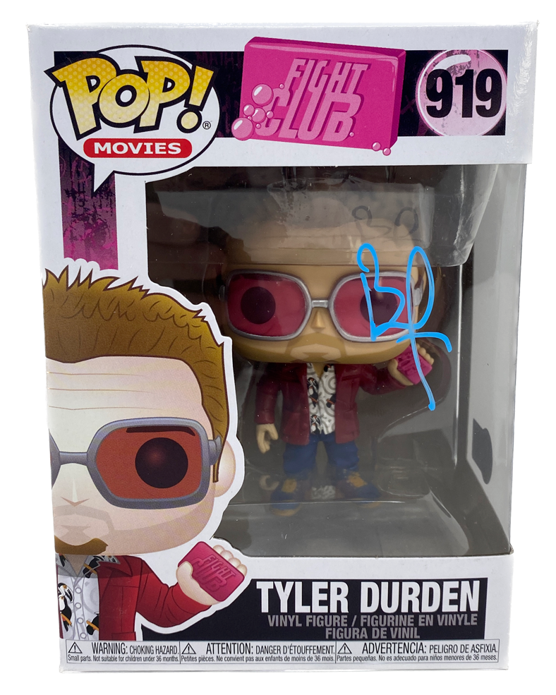Brad Pitt Autographed Signed Autograph Fight Club Tyler Durden Funko ...