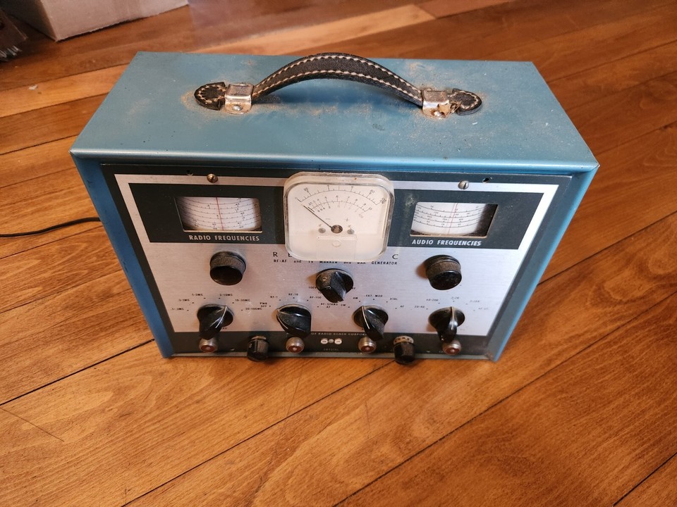Vtg Realistic TK-100 RF-AF TV Marker Bar Signal Generator Radio Shack ...