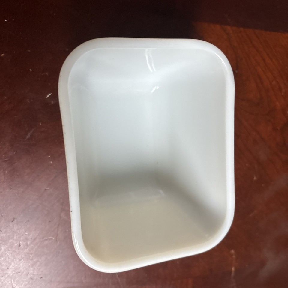Vintage 501B Pyrex Homestead Tan Speckle Refrigerator Dish & Lid | eBay