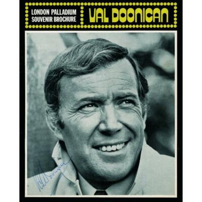 Val Doonican Signed Souvenir Brochure | eBay Australia