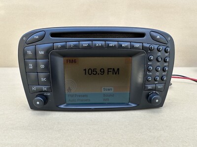 03-04 MERCEDES R230 SL500 SL55 SL600 NAVIGATION DISPLAY STEREO RADIO ...