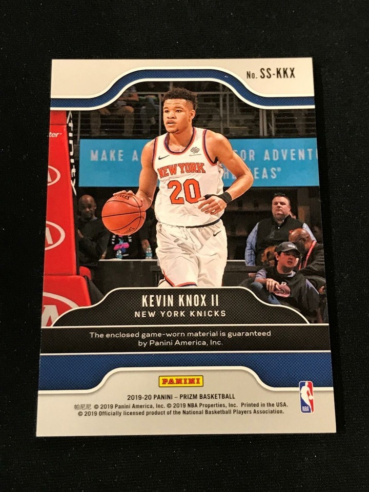 2019-20 Prizm KEVIN KNOX II Sensational Jersey #SS-KKX New York Knicks ...