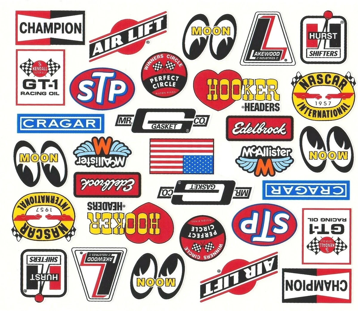 Vintage Racing Decals