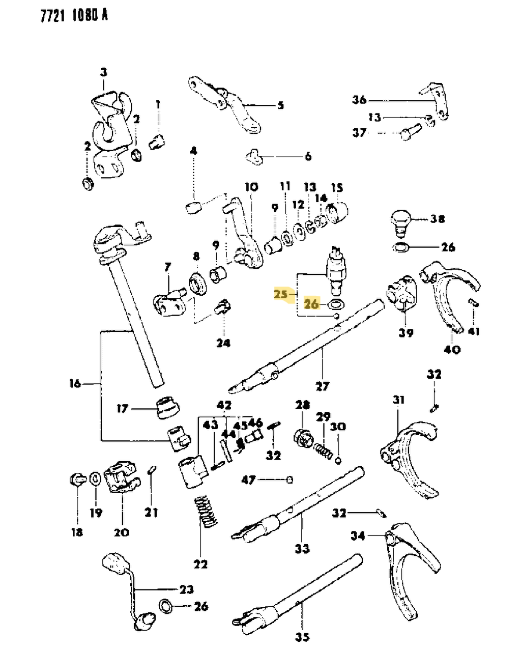 Mitsubishi Genuine OEM BACKUP REVERSE LIGHT SWITCH & SEAL SET MD730979 ...
