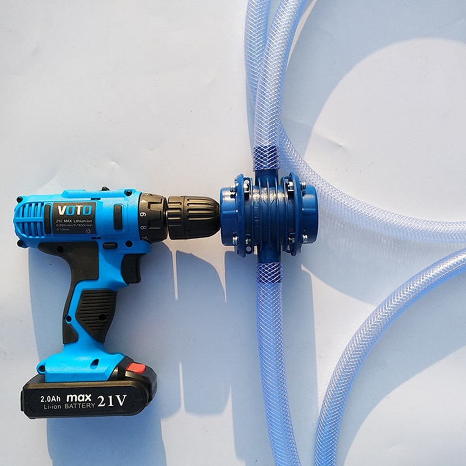 1PC Hand Electric Drill Water Pump Mini Heavy Duty Self-priming Water ...