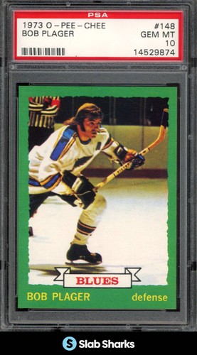 1973 O-PEE-CHEE #148 BOB PLAGER PSA 10 | eBay