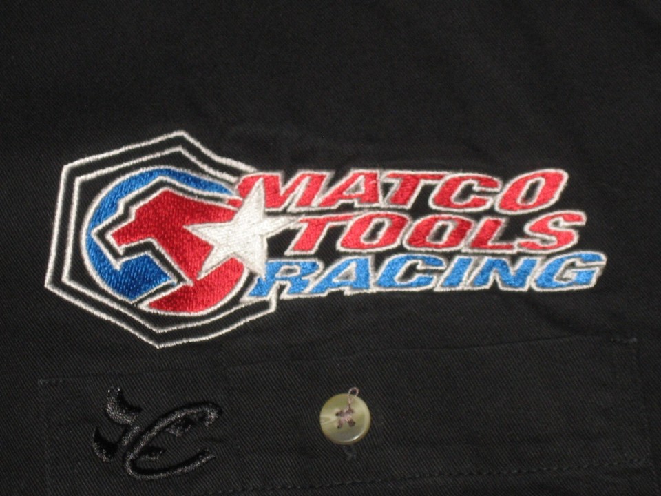 Chase Authentics Men's Matco Tools Racing Short Sleeve Button Up Shirt ...