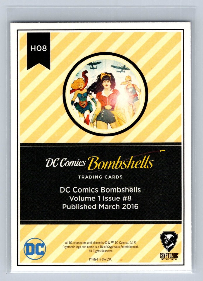 2017 Cryptozoic DC Bombshells cover card H08 | eBay