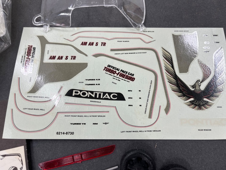 MPC 1980 Pontiac Trans Am Indy Pace car 1/25 KIT McM Bagged kit | eBay