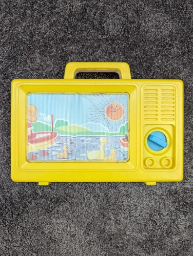 My Kids Wind Up Musical Television TV Toy Vintage 80s Retro Row Your ...