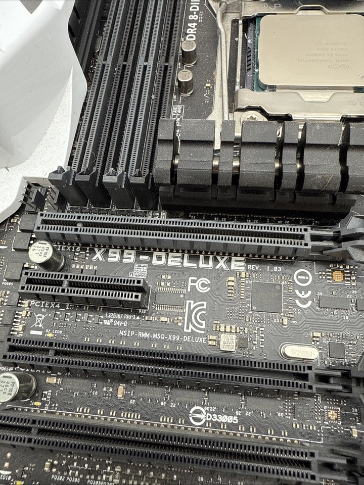 ASUS X99-DELUXE ATX Motherboard LGA 2011-3 DDR4 USB 3.0 & intel CPU (L7 ...