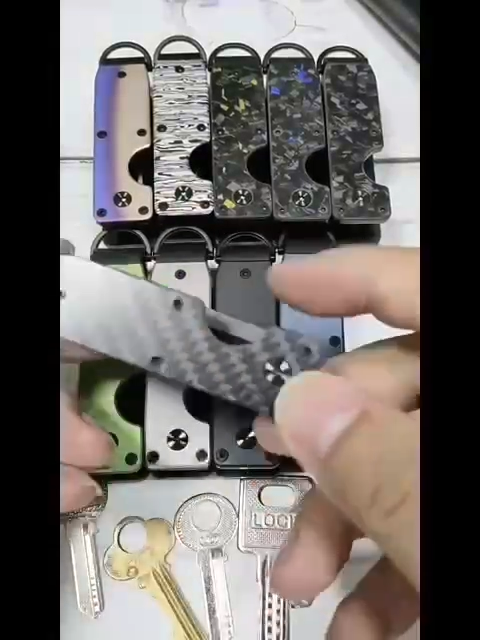 Key Organizer Compact Key Holder Metal Key Chain Minimalist Key Case ...