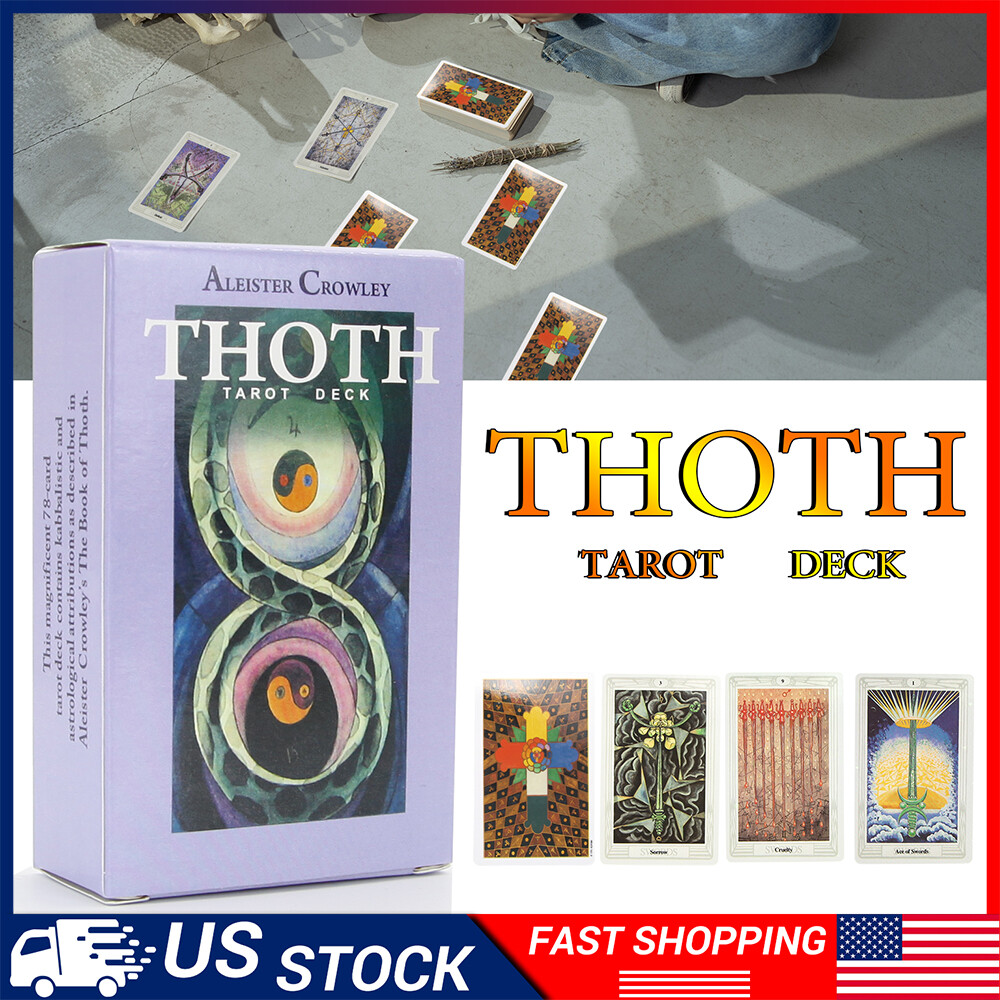 Aleister Crowley Thoth - 78 Card Tarot Deck - Sealed - SMALL - Deck ...