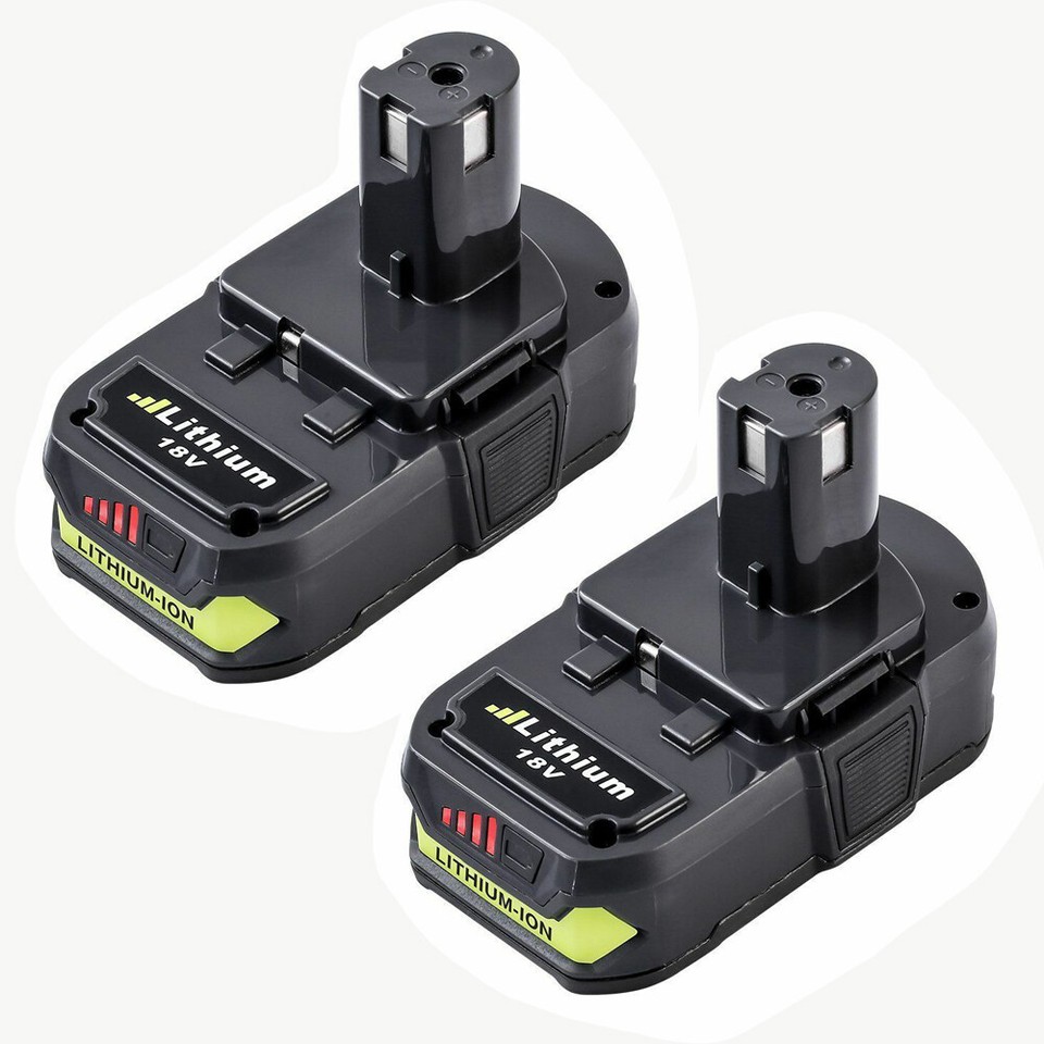 2Pack For RYOBI P108 18V Plus High Capacity Battery 18 Volt Lithium-Ion ...