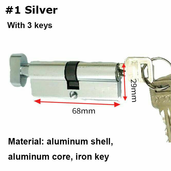 New High Quality Door Lock Cylinder Door Lock Key Cylinder With 3 Keys ...