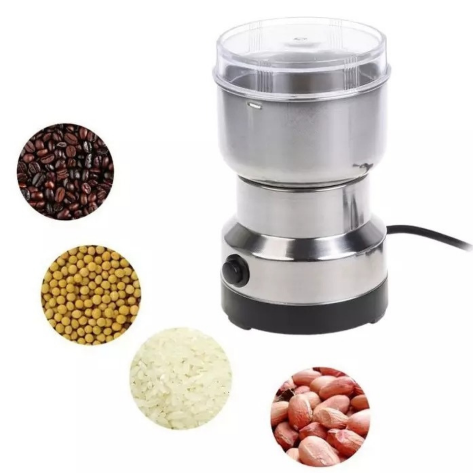 Electric Coffee Bean Grinder Nut Seed Herb Grind Spice Crusher Mill ...