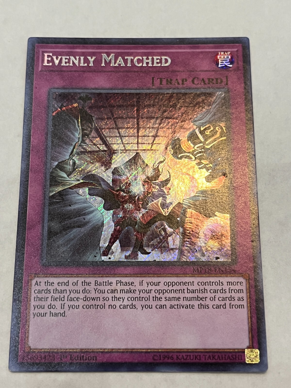 YUGIOH- 3x - Evenly Matched - RA01-EN074 - Super Rare - 1st Edition ...