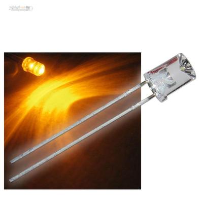 500 Stück LEDs 5mm concave gelb Leuchtdioden gelbe konkav LED yellow ...