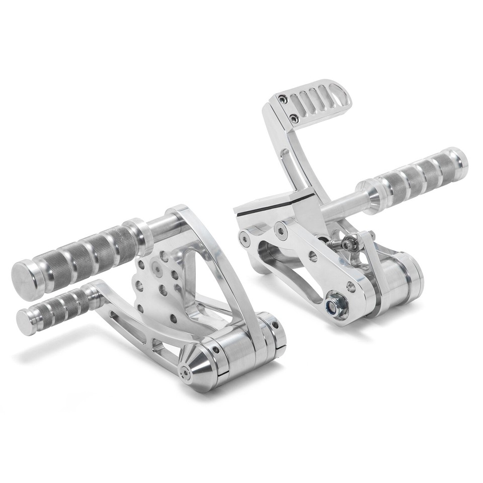 CNC POLISHED CLASSIC FOOT FORWARD CONTROLS 1984-1999 SOFTAIL RIGID ...