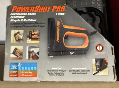 ARROW FASTENER 9100K POWERSHOT PRO ELECTRIC STAPLE AND NAIL GUN (14013 ...