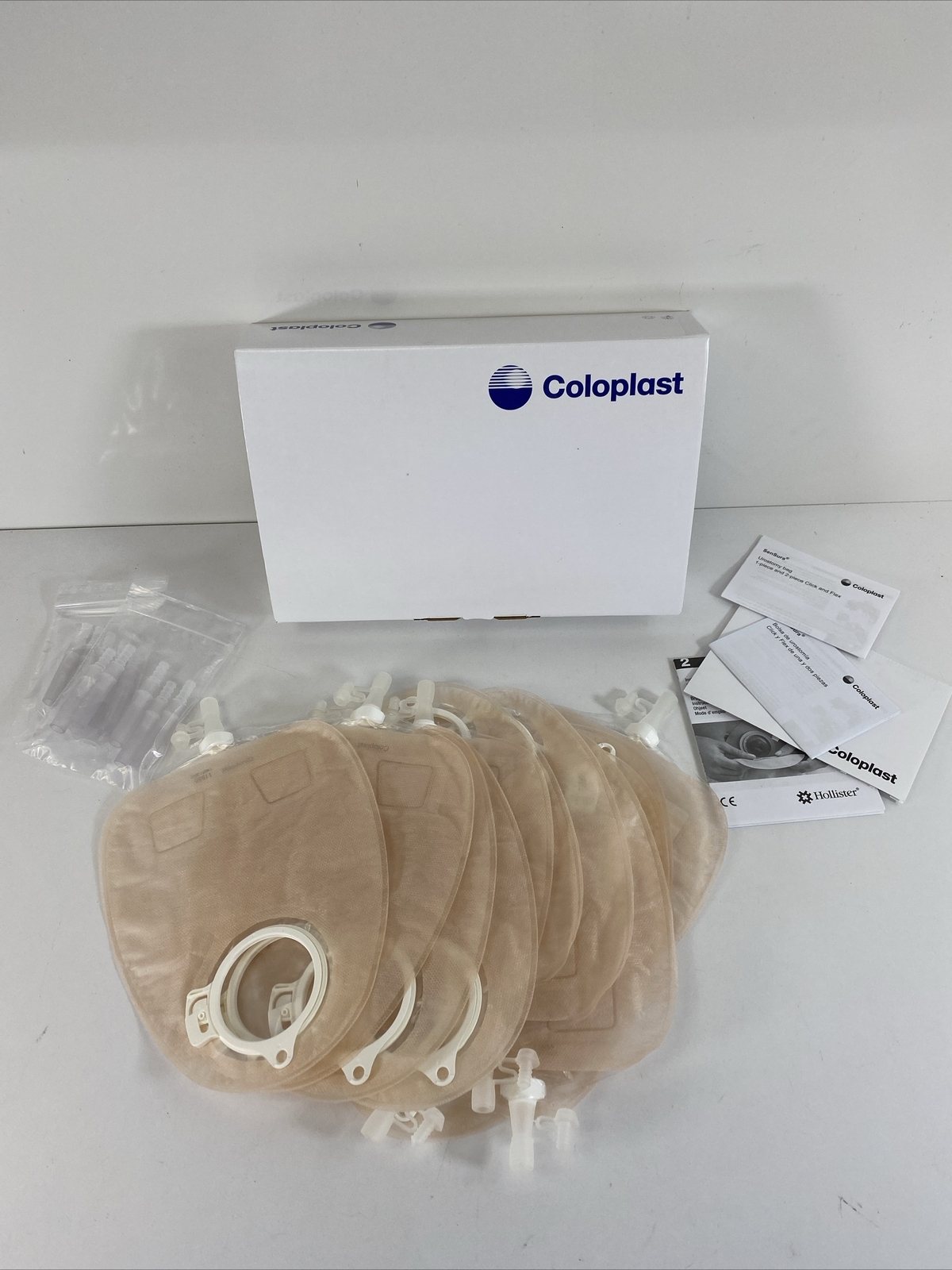 12 X Coloplast 11855 Sensura Click 2-Piece Urostomy Pouches 2" Flange ...