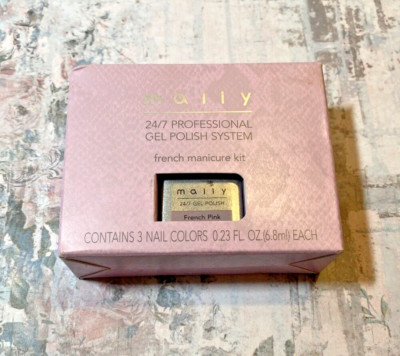 Mally 24/7 PROFESSIONAL GEL POLISH NAIL COLOR FRENCH MANICURE KIT | eBay