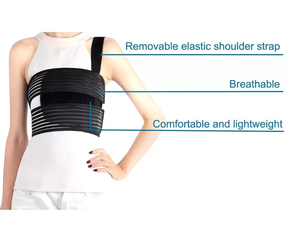 Broken Rib Brace Rib and Chest Binder Belt for Men and Women Rib Cage ...