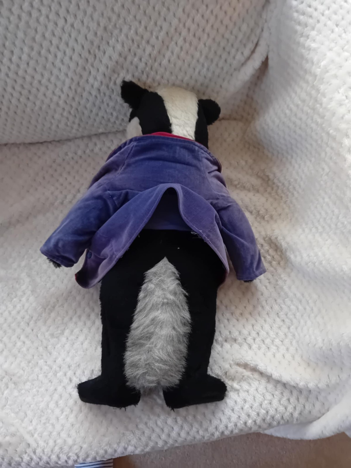 Vintage Badger Teddy Wind in the Willows Collectable Toy 19" | eBay UK