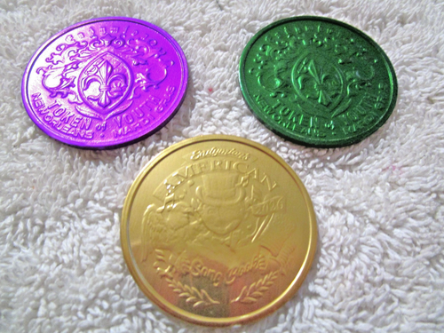 ENDYMION 2026 SET of 3 PURPLE-GREEN-GOLD MARDI GRAS DOUBLOONS AMERICAN ...