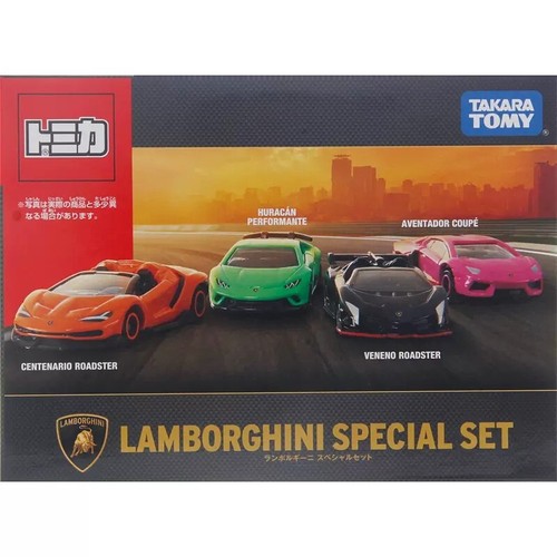 Takara Tomy Tomica Lamborghini Special 4PCS Car Set Collection Toy ...