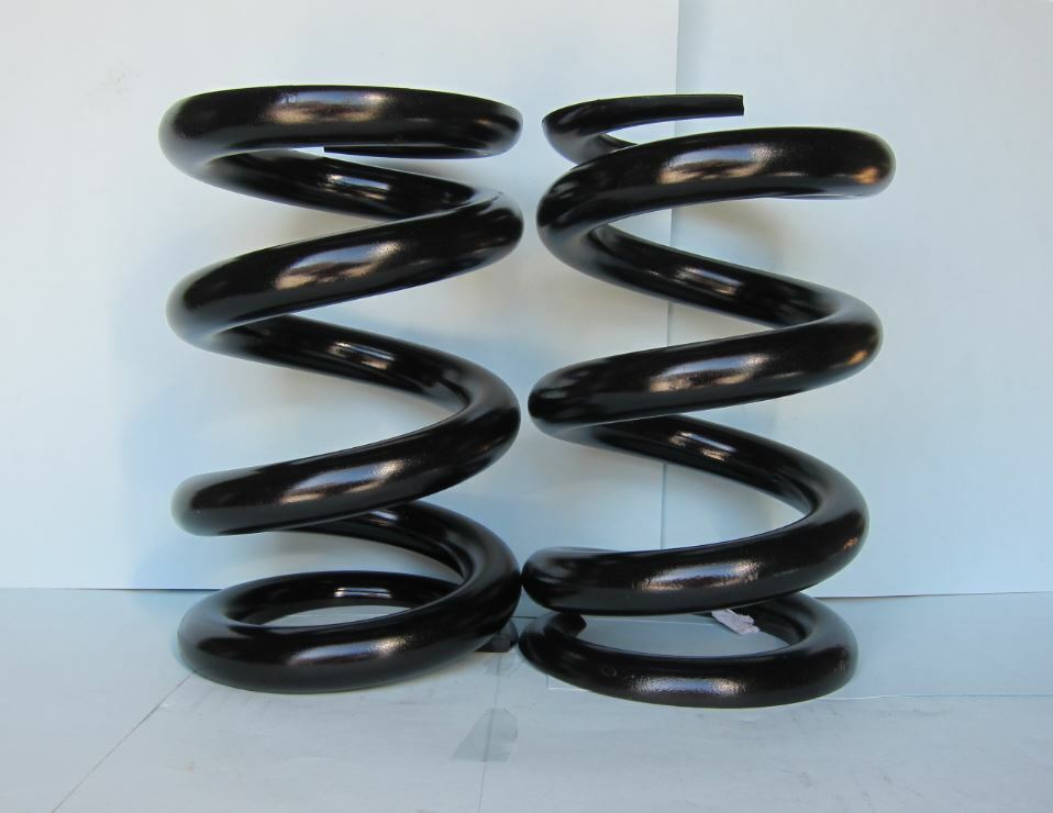 2 Ton Coil Springs | Pre Cut | Flat Edges | Black | Lowrider Hydraulics