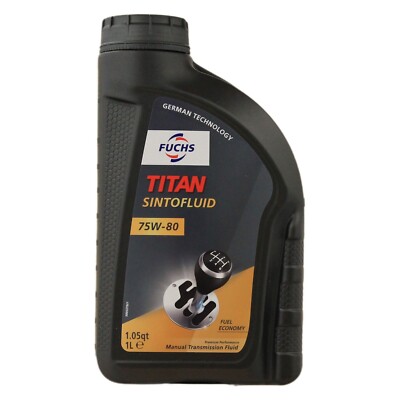 Fuchs TITAN SINTOFLUID SAE 75W-80 Manual Transmission Fluid MTF 75W80 1 ...