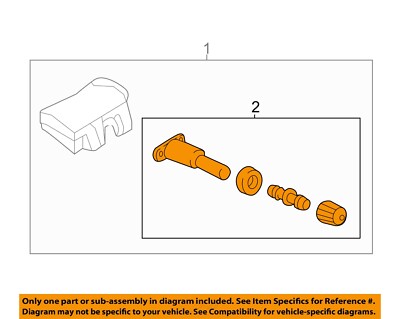 MITSUBISHI OEM 14-20 Eclipse Cross-Tpms Sensor Repair Kit 4250C386 | eBay
