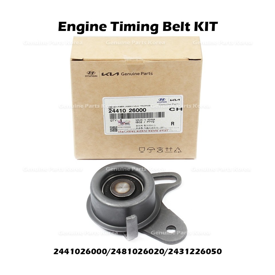 Genuine Engine Timing Belt Kit for Hyundai Accent Kia Rio | 2441026000 ...