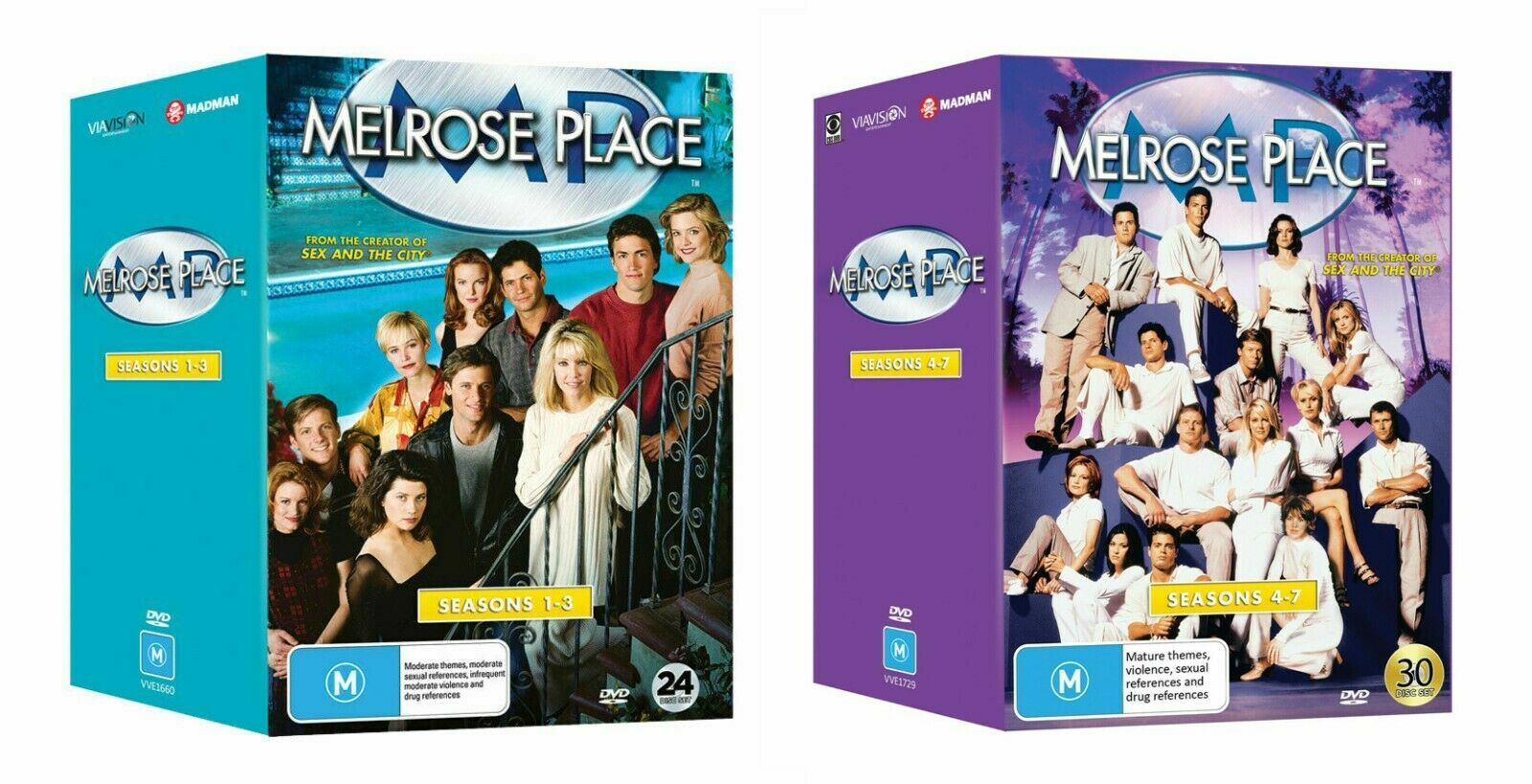MELROSE PLACE Complete TV Series Season 1-7 1 2 3 4 5 6 7 DVD BOX SET ...