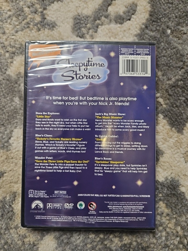Nickelodeon Nick Jr Favorites Sleepytime Stories English DVD 2008 ...