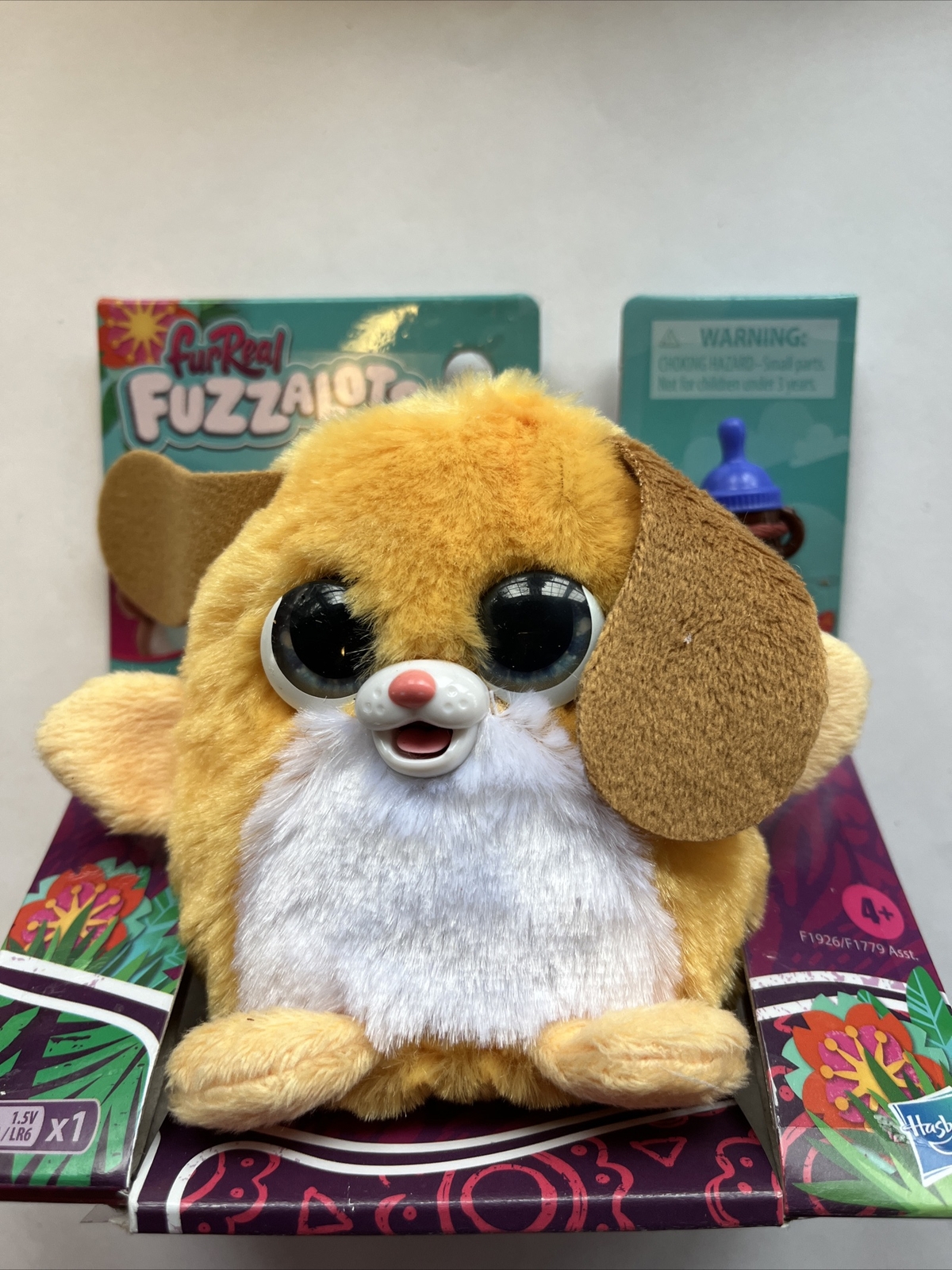 Furreal Fuzzalots Puppy Interactive Feeding Lights & Sounds Toy NEW | eBay