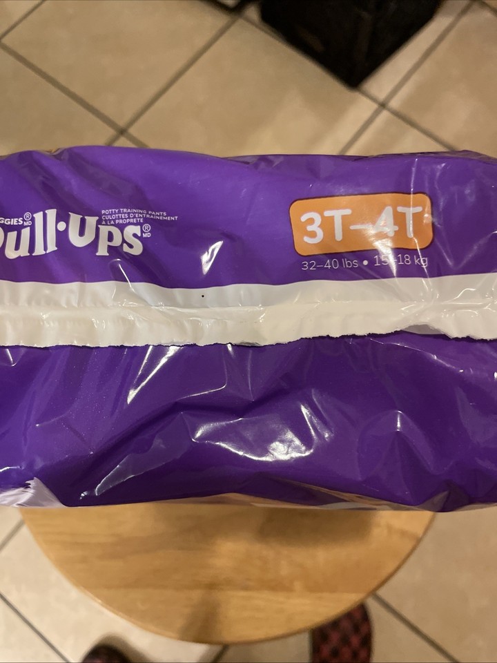 Huggies Pull Ups Size 3T-4T, 32-40 lbs Potty Training Diapers Mickey ...