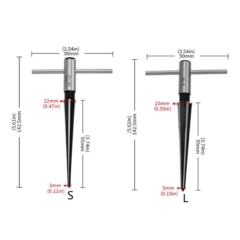Taper Reamer Hand Hold Metal Reamer Chamfer Handheld Reamer For Metal ...