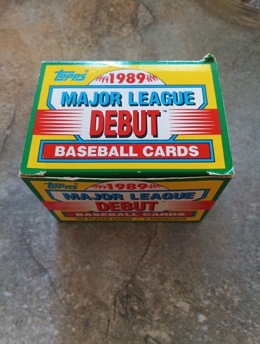 1989 Topps Major League Debut Baseball Box Set | eBay