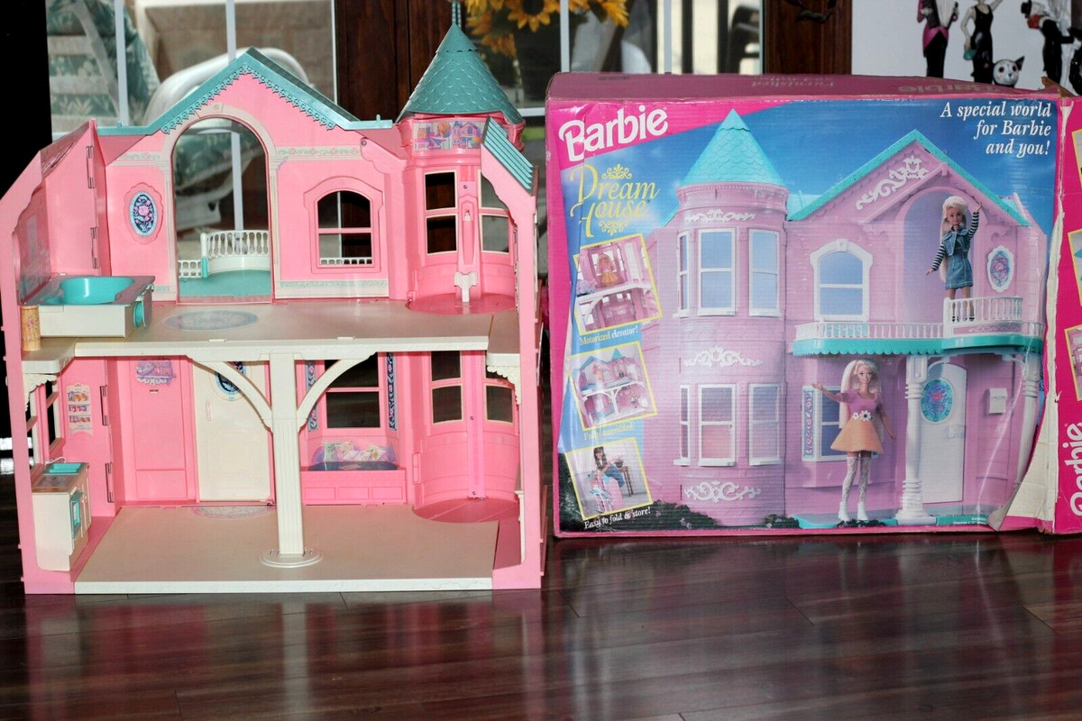 Vintage Barbie Dream House With Elevator