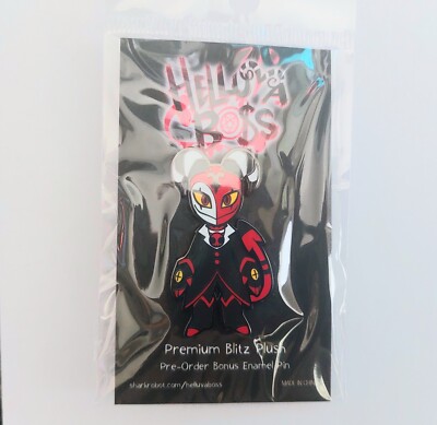 Helluva Boss Vivziepop ~ Exclusive BLITZO Blitz Premium Plushie enamel ...